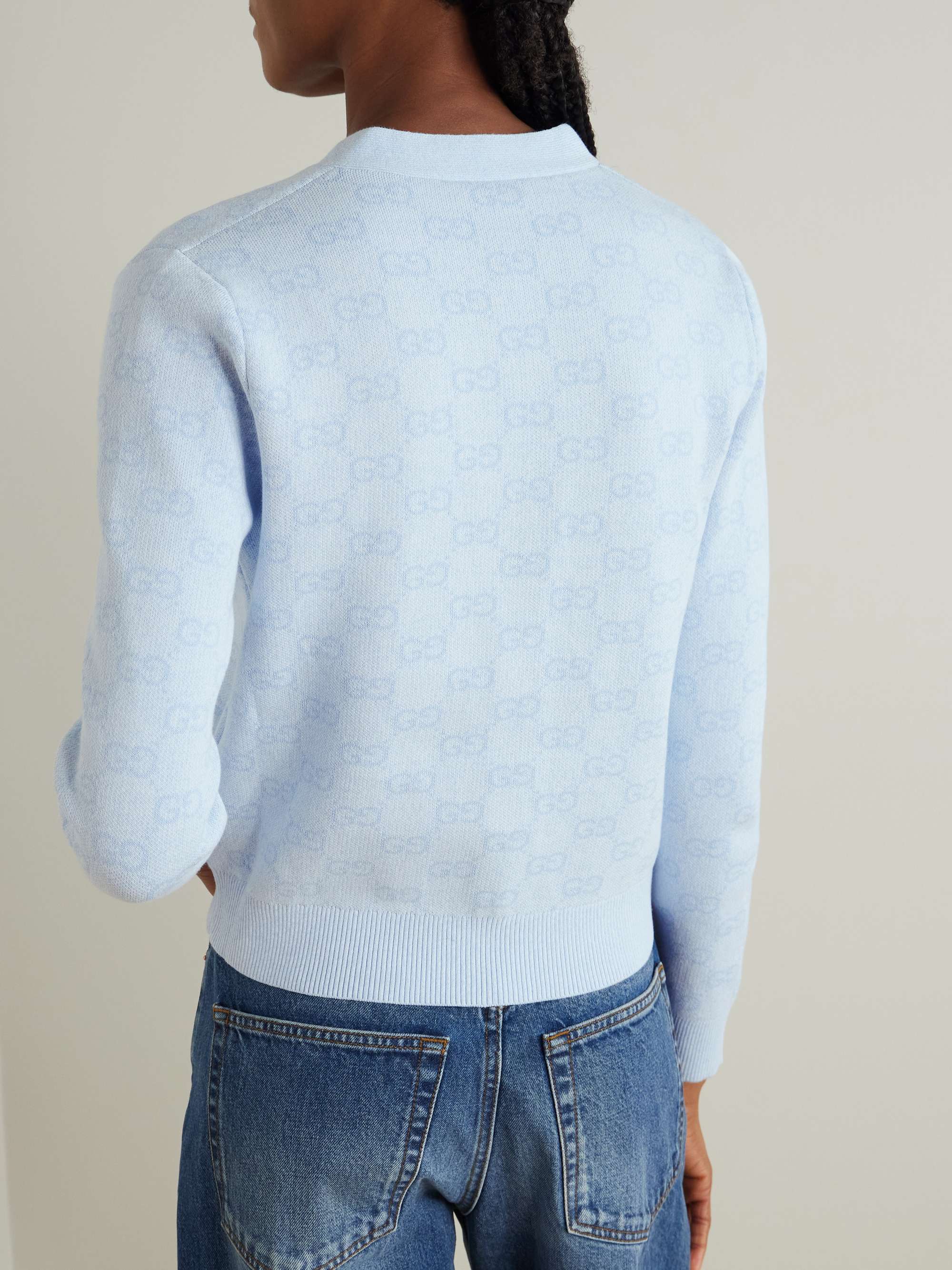 Cotton-jacquard cardigan Review | Vinchy