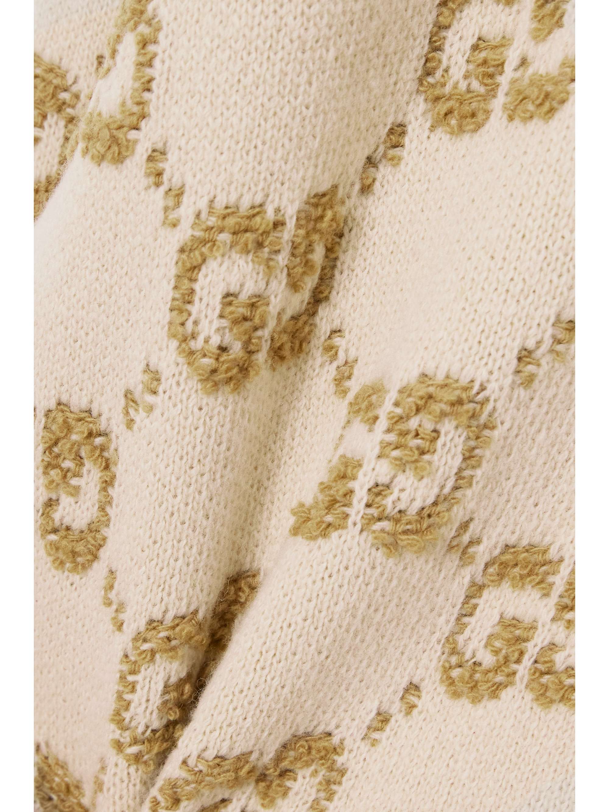 Belted wool-jacquard cardigan Review | Vinchy